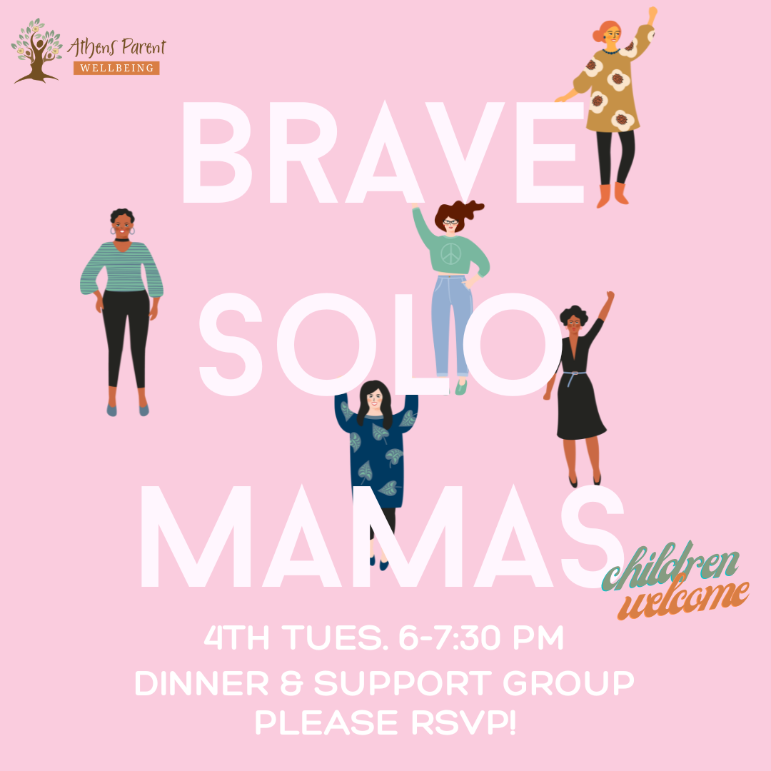 Brave Solo Mamas - Athens Parent Wellbeing + ReBlossom Parent & Child Shop