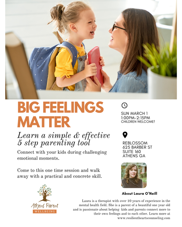 Emotion Coaching Caregiver-Child Workshop - Athens Parent Wellbeing ...